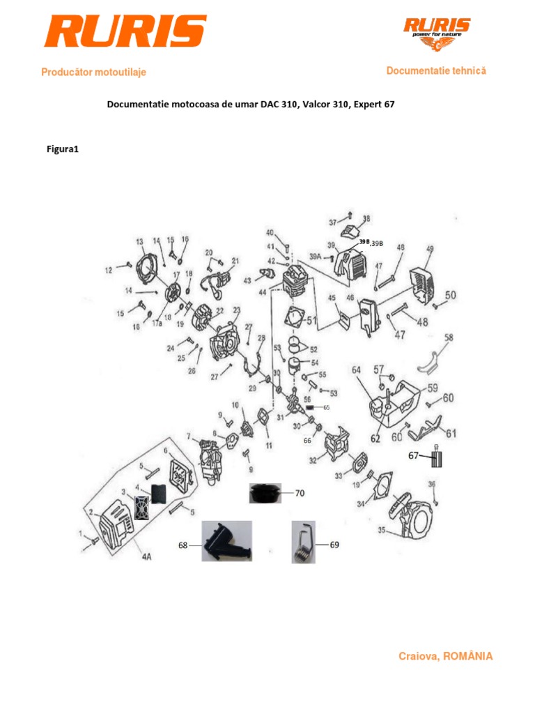 Documentatie Motocoasa de Umar DAC 310 PDF | PDF | Piston | Engines