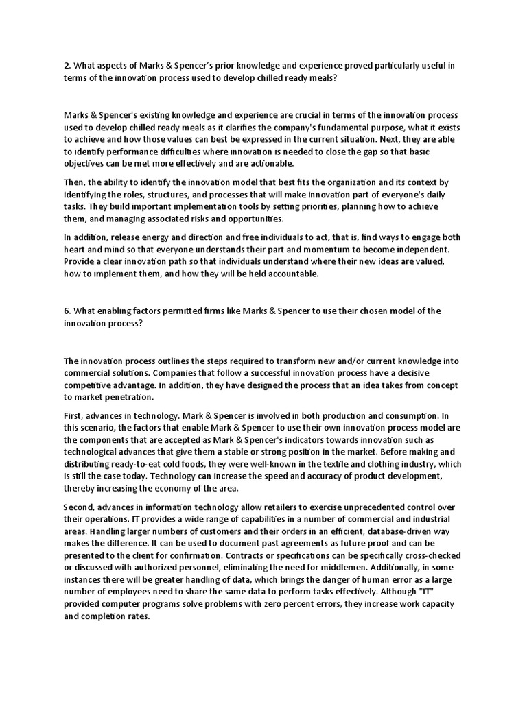 Innovation (Case Study) | PDF | Innovation | Brand