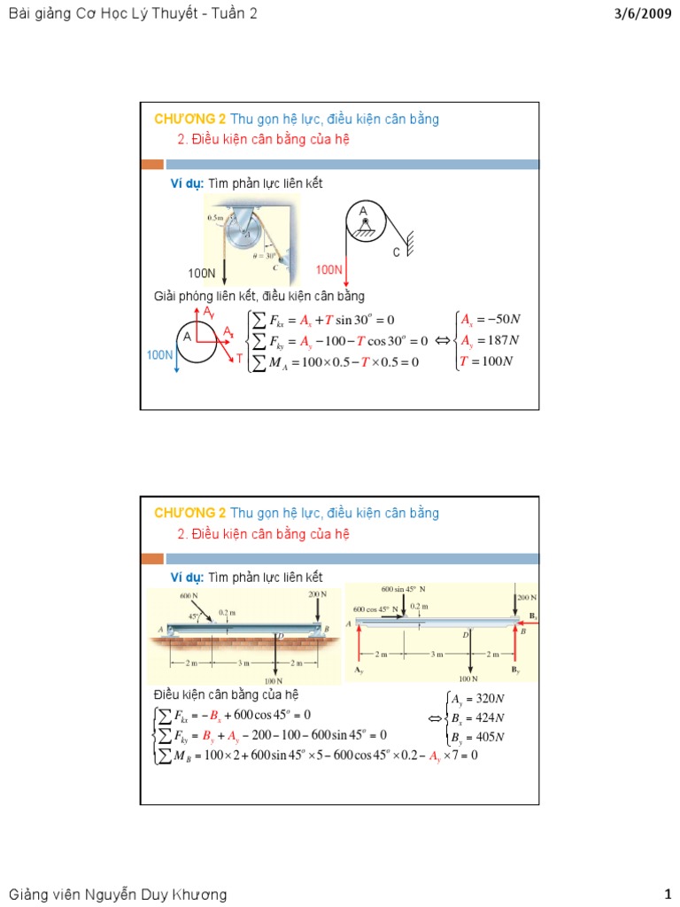 Co-Ly-Thuyet - Nguyen-Duy-Khuong - Chuong-2.-Thu-Gon-He-Luc,-Dieu-Kien-Can-Bang-P2 ...