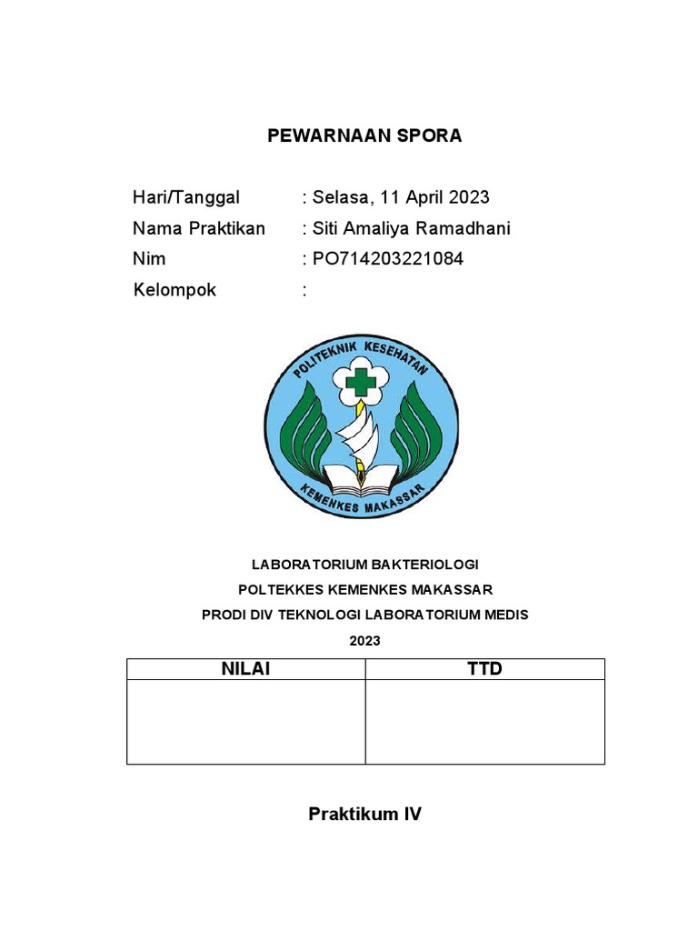 Pewarnaan Spora Metode Schaeffer-Fulton | PDF | Griya & Taman | Sains ...