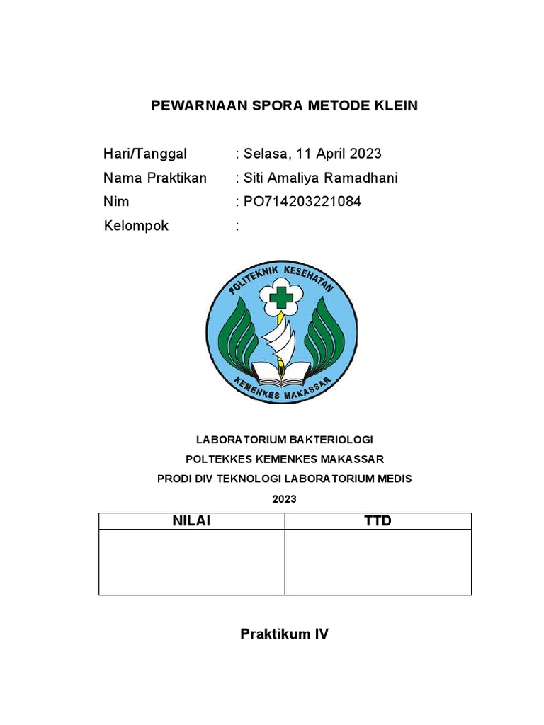 Pewarnaan Spora Klein | PDF