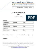 025 Procedure For Calibration of of GC Final-08 On 20072023 | PDF | Gas ...