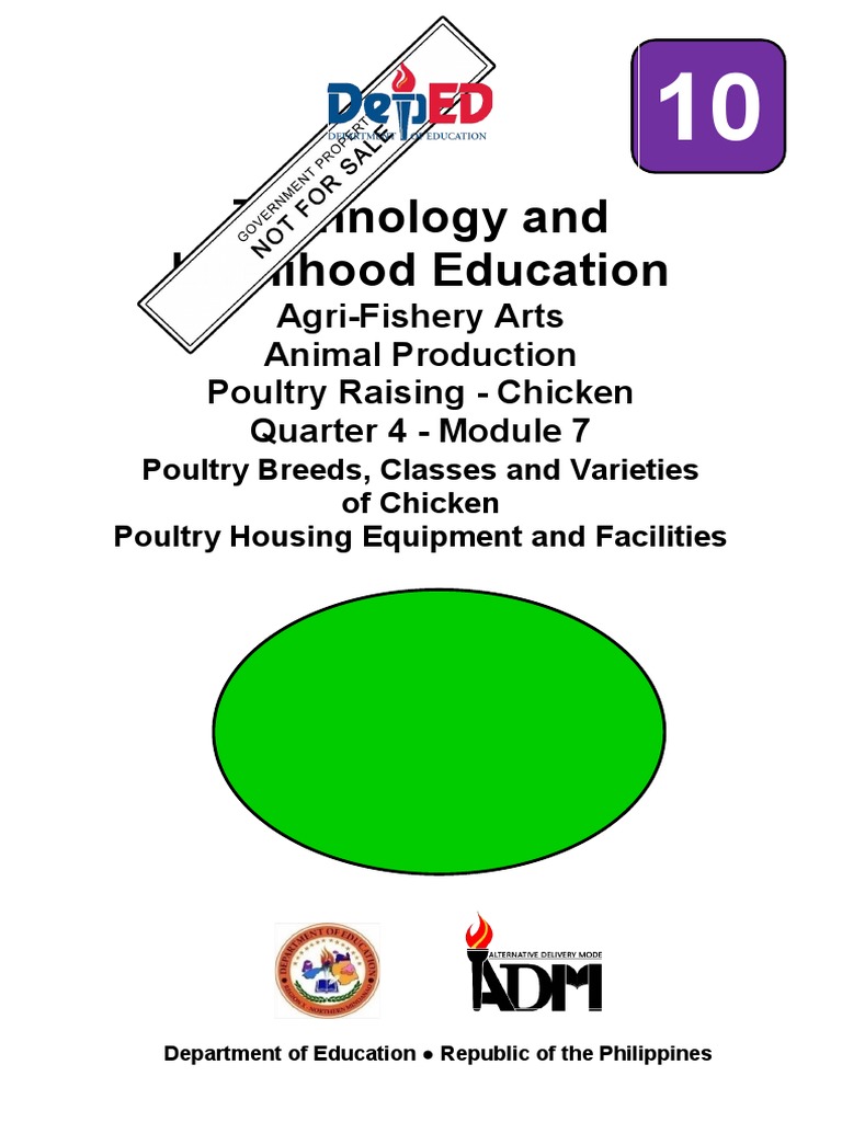 Tle10 Afa Poultry Q4 Mod7 Poultrybreedsclasses Varieties V4 Pdf