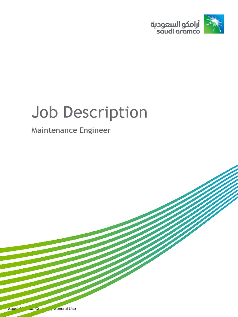 Maintenance Engineer Role at Aramco | PDF