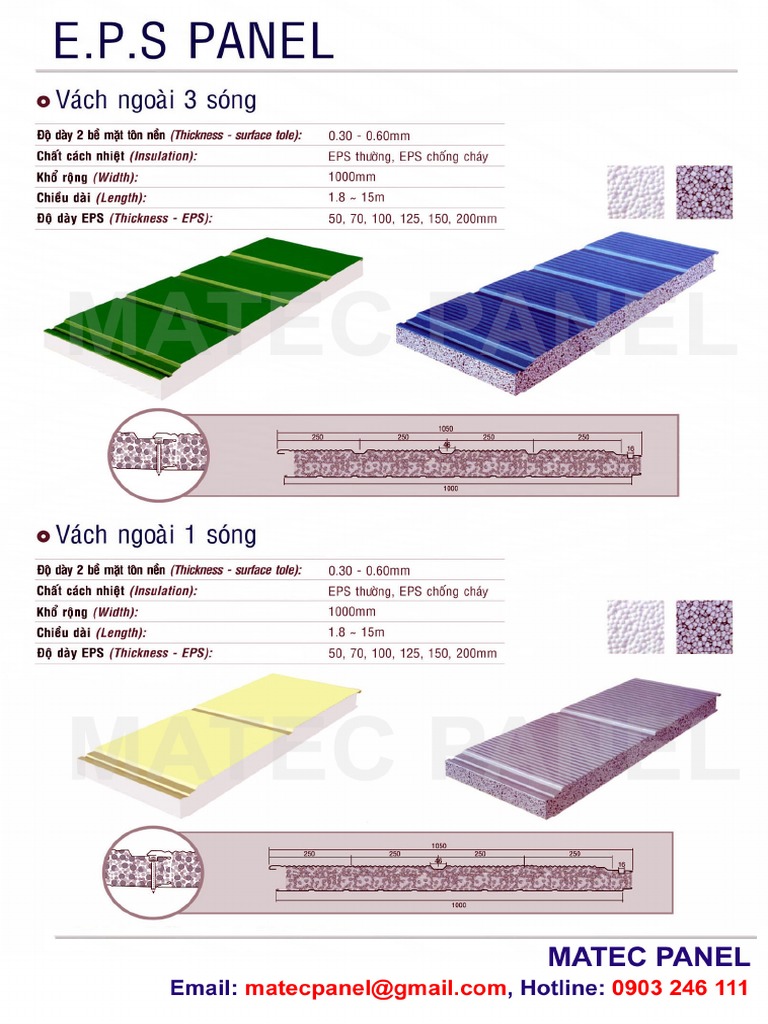 MATEC - EPS Panel Catalogue 2017 PDF | PDF