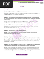 Throwing A Tree Poem Comprehension - 3 Star | PDF