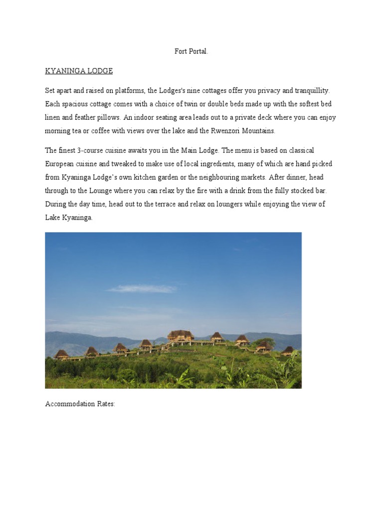 Fort Portal | PDF