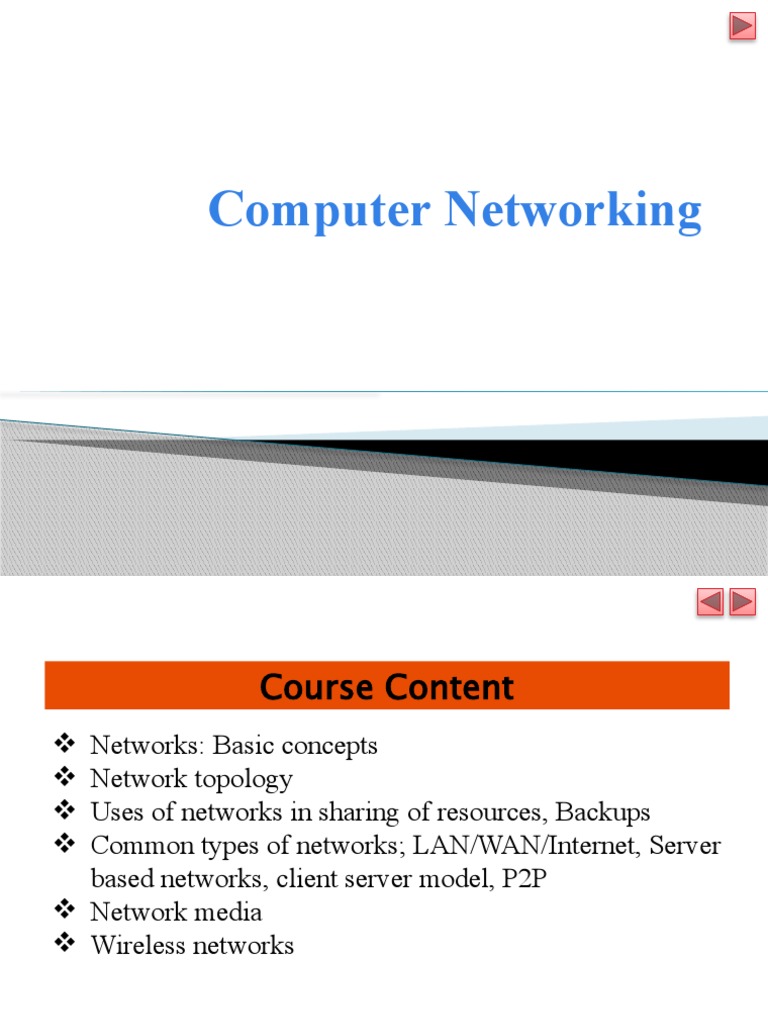 Chapter 1 DCCN Computer Networking | PDF | Computer Network | Osi Model