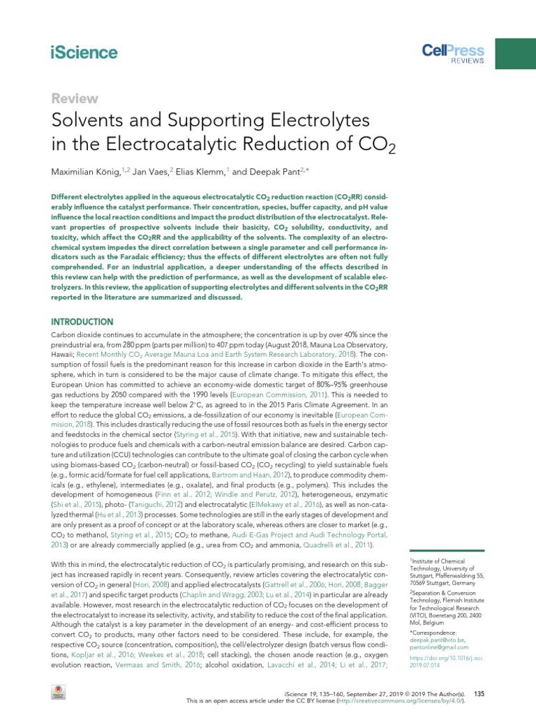 Solvents and Supporting Electrolytes | PDF | Ph | Chemistry