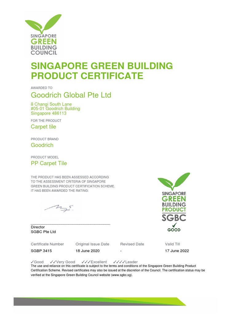 SGBC Goodrich PP Carpet Tile | PDF