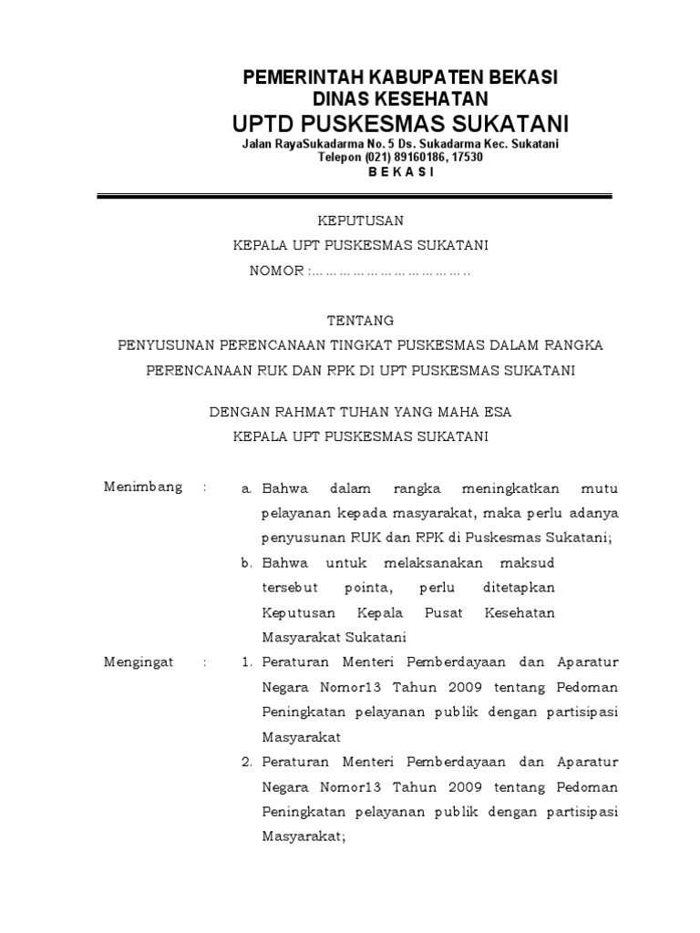 SK PTP (Ruk & RPK) | PDF