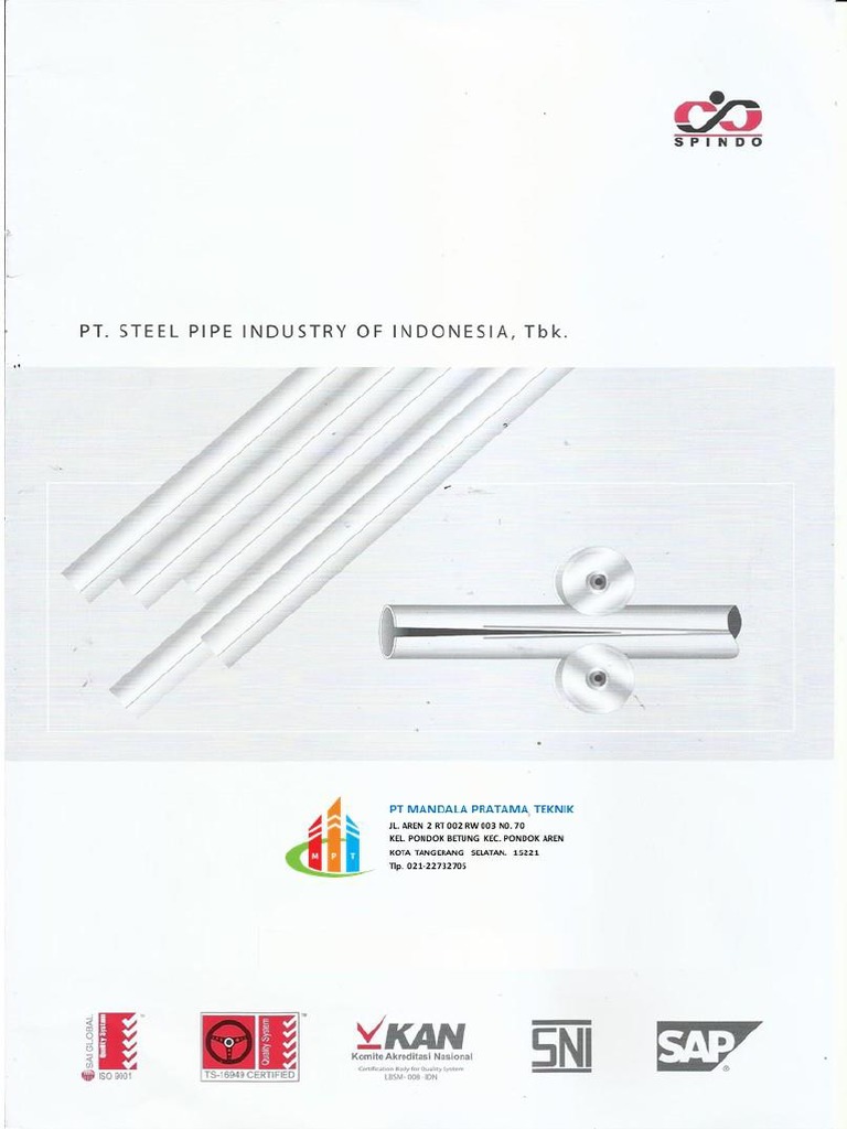 PIPA BS SCH40 SPINDO Sent | PDF