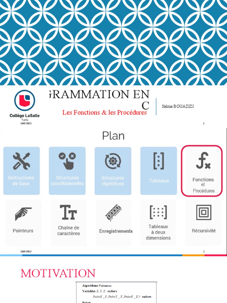 Les Fonctions (Autosaved) | PDF | Programme informatique | Programmation