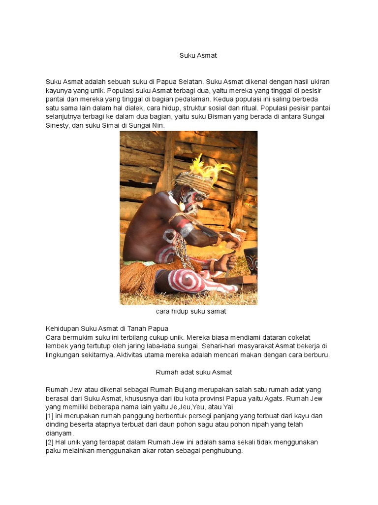 Suku Asmat | PDF