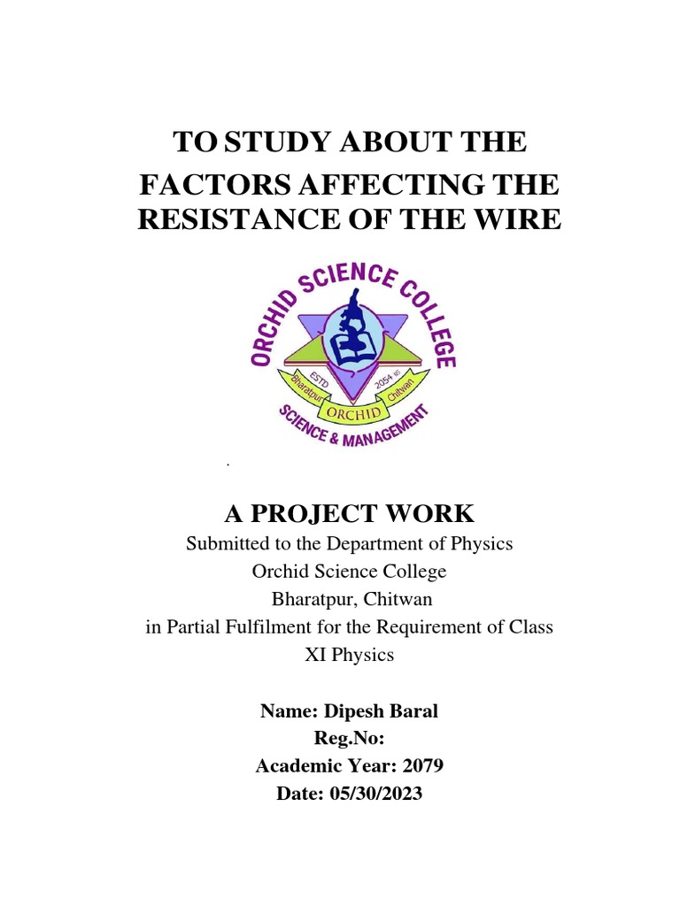 Physics Dipesh PDF | PDF | Electrical Resistance And Conductance | Statistics