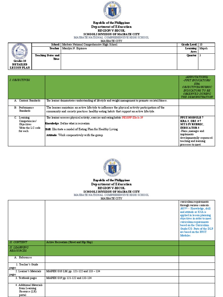 Cot - DLP - Science 6 - Earth's Rotation by Master Teacher Eva M. Corvera | PDF | Curriculum ...