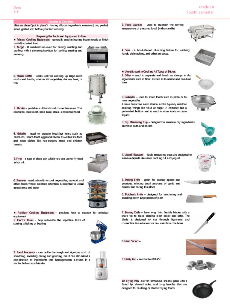 Lesson 1: Cookery | PDF | Egg As Food | Egg White
