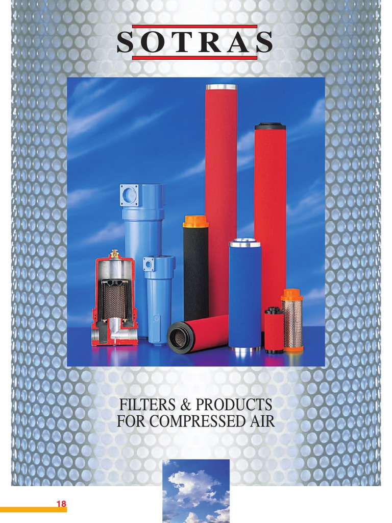 Sotras Filters | PDF | Filtration | Chemical Process Engineering