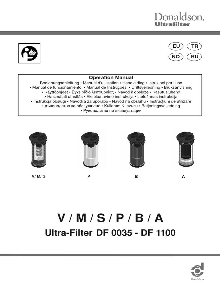 Donaldson Ultrafilter-Filters | PDF