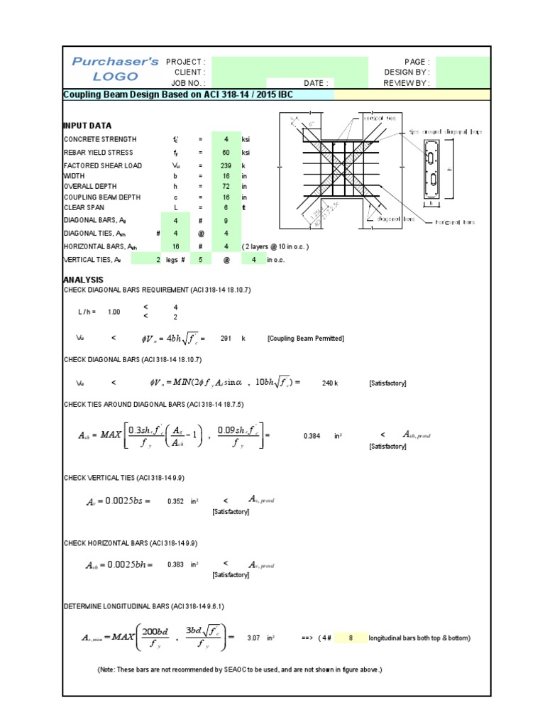 Coupling Beam | PDF | Beam (Structure) | Materials