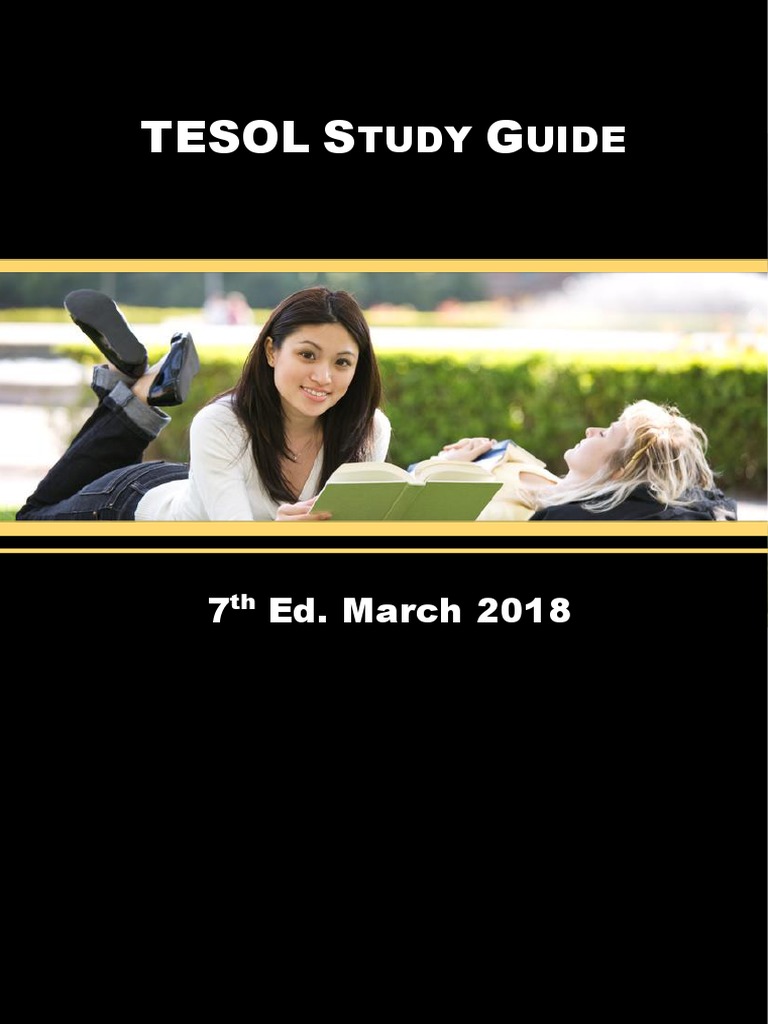 10695NAT 10688NAT TESOL Study Guide | PDF | English As A Second Or ...