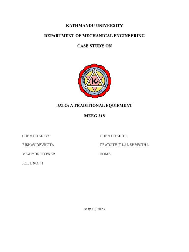 Case Study of Jato | PDF