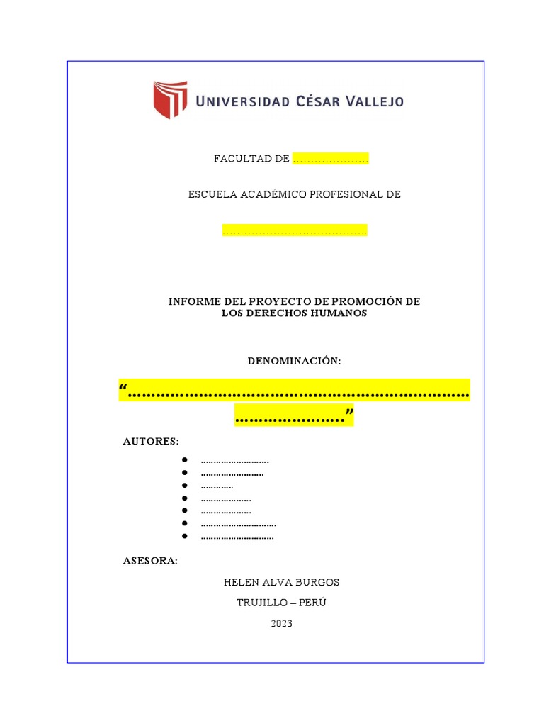 Modelo de Proyecto de Emprendimiento | PDF | Discriminación | Metodología de encuesta