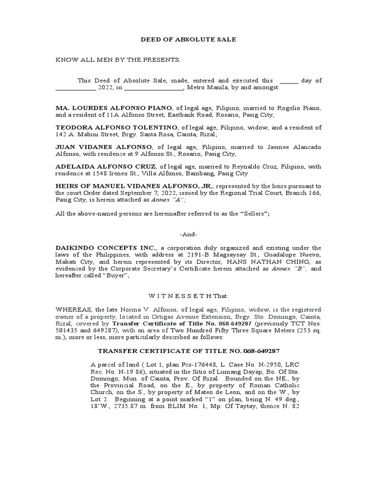 Draft Cainta DOAS 09222022 v1 | Download Free PDF | Property Tax | Taxes