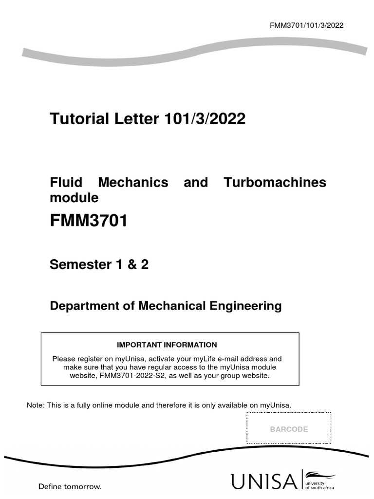 Tutorial Letter FMM3701-2022-S2 | PDF | Educational Assessment | Libraries