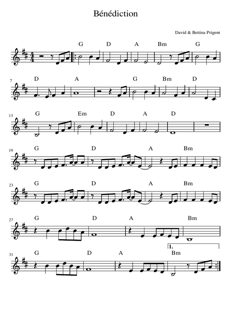 Bénédiction | PDF