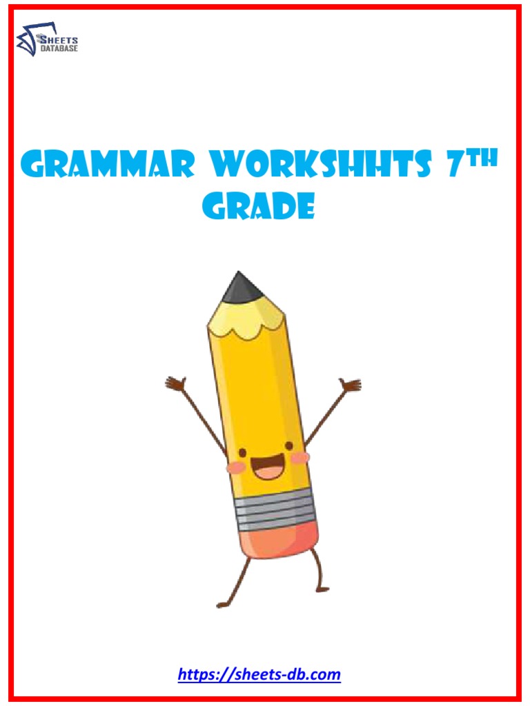7th Grade Grammar Worksheets PDF | PDF