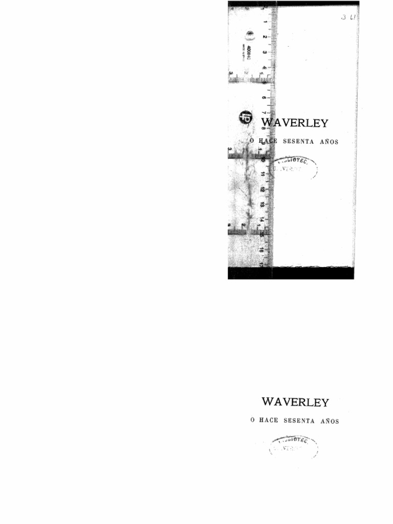 Waverley (O Hace Sesenta Años) Tomo 2 | PDF