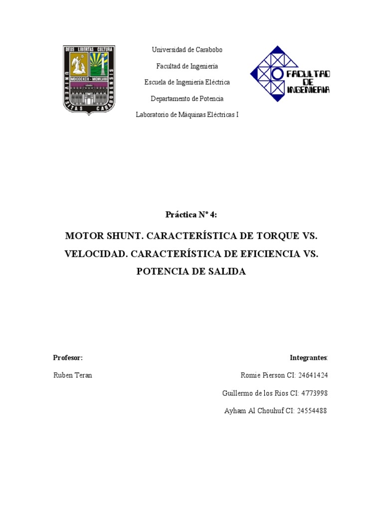 Practica IV-1 | PDF | Corriente eléctrica | Inductor