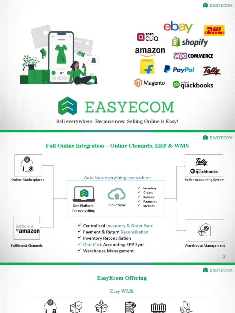 EASYECOM Solution - IO | PDF | Inventory | E Commerce