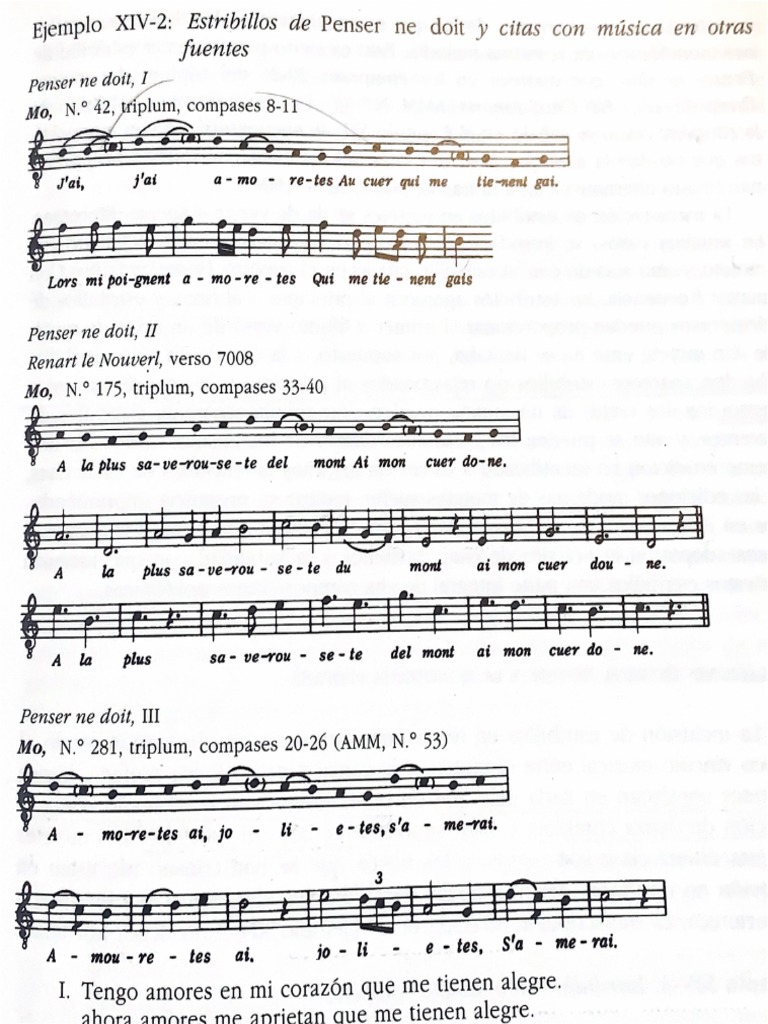 Motete Enté, Ejemplos | PDF