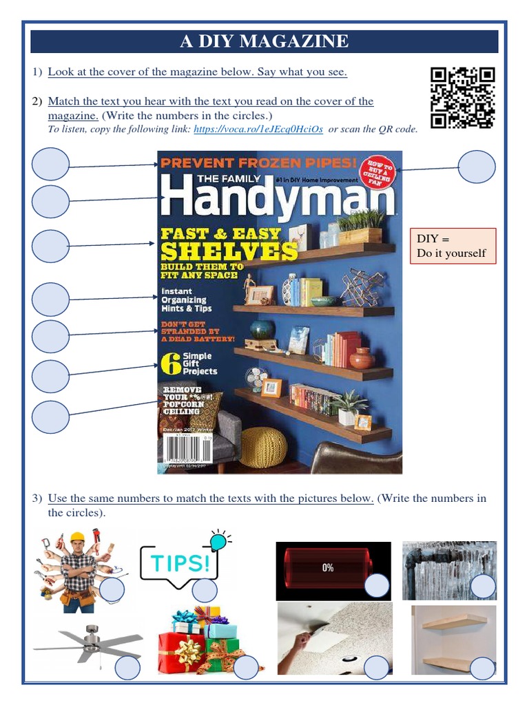DIY Magazine Activity Guide | PDF | Basement | Home