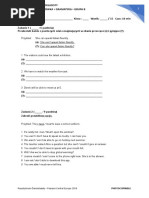 REP8 Unit 2 A Short Test Vocab | PDF