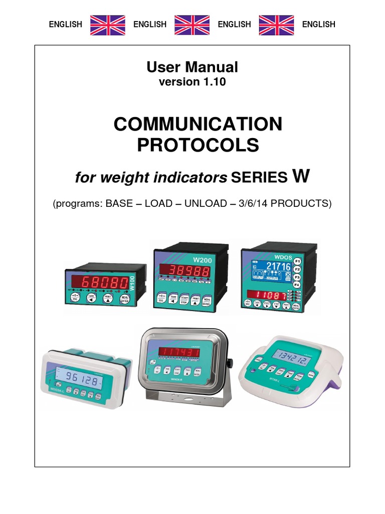Protocols For Series W Manual EN | PDF | Ascii | Bit