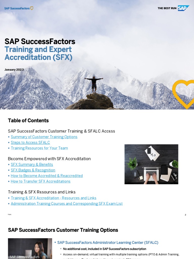 Training & SFX Accreditation Overview | PDF | Linked In | Business