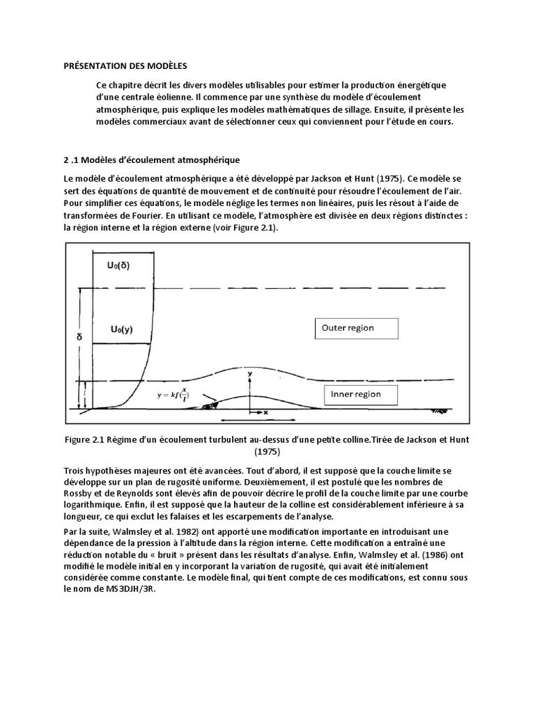 Il Existe Deux Types de Modèles Énergétiques | PDF | Énergie éolienne ...