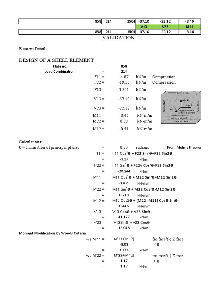 UBS-Sample Calculation For Raft Design Bending - Pa1 | PDF | Science & Mathematics