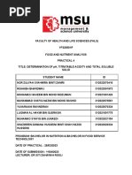 Vegetable Sanitizing - Control Sheet | PDF | Chemistry | Nature