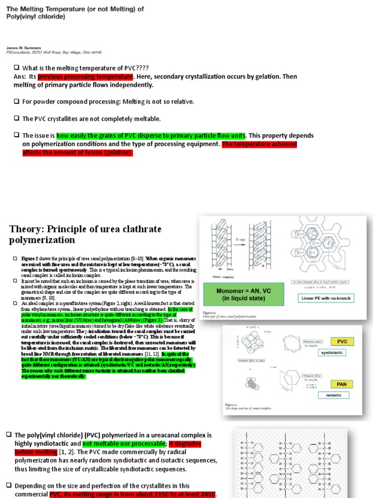Gelation of PVC 4 | PDF | Differential Scanning Calorimetry | Polyvinyl ...