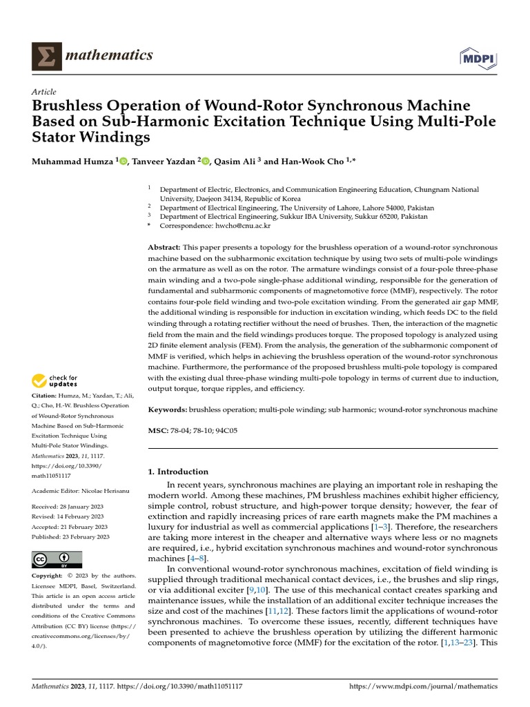 09-Brushless Operation of Wound-Rotor Synchronous Machine Based On Sub ...