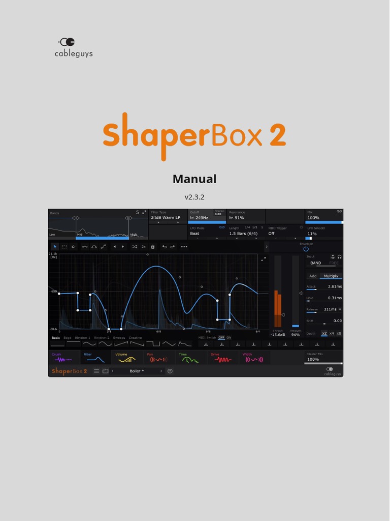 ShaperBox 2 Manual | PDF