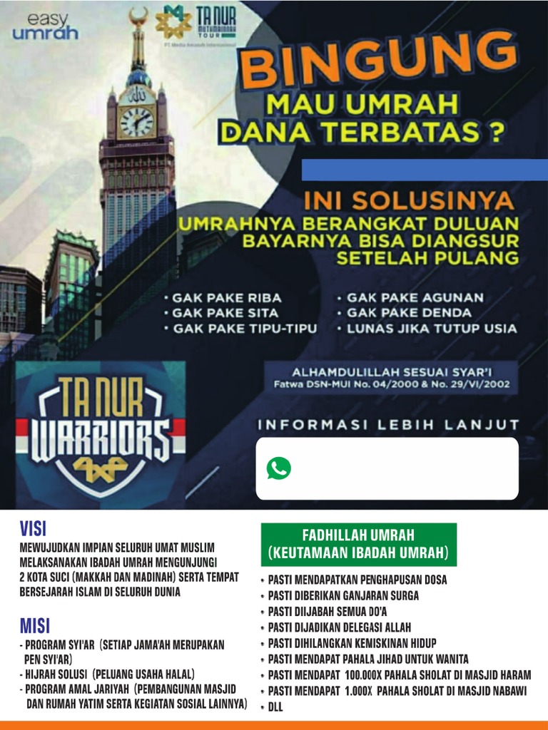Brosur Tanur Umroh | PDF