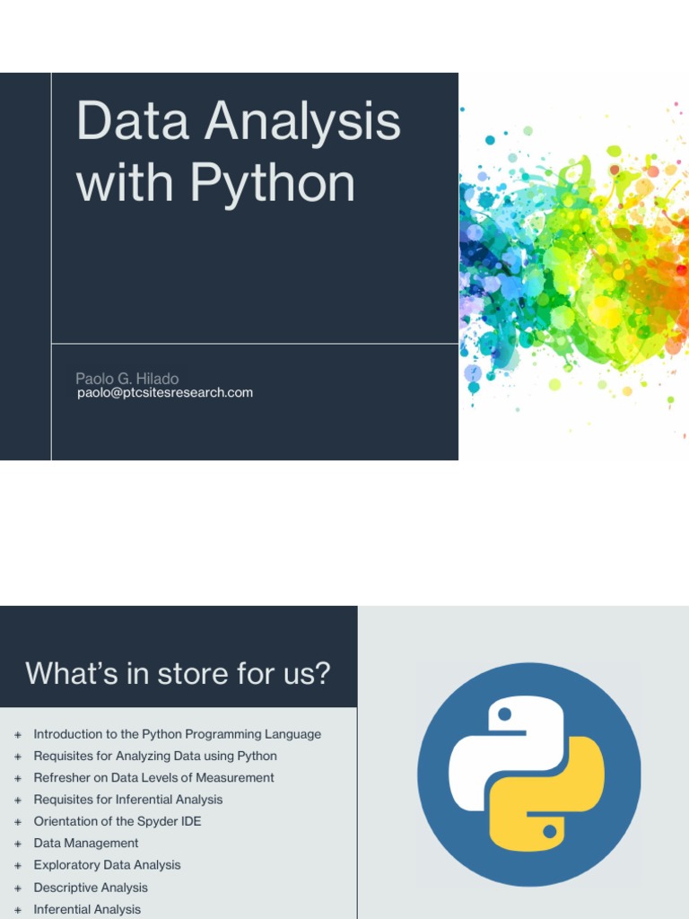 Data Analysis With Python | PDF | Python (Programming Language) | Data