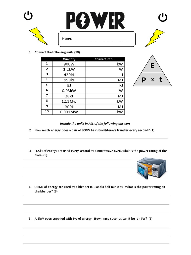 Power Ws | PDF