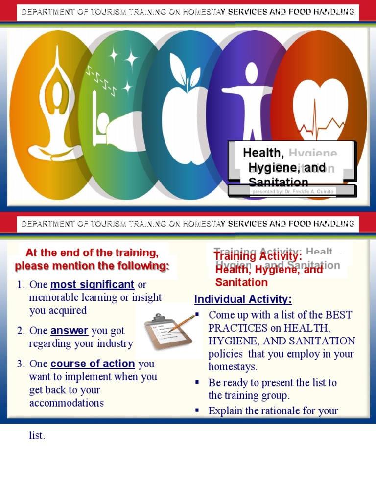 Standards of Health Hygiene and Sanitation | PDF | Hazards | Cooking