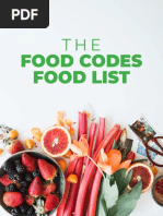 Codex Food Categorization | PDF | Foods | Legume